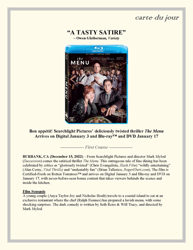 The Menu (2022) - Blu-ray Forum