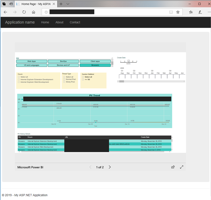 Internet Explorer Power Bi Embedded Issues With Ms Edge And Ie Stack Overflow