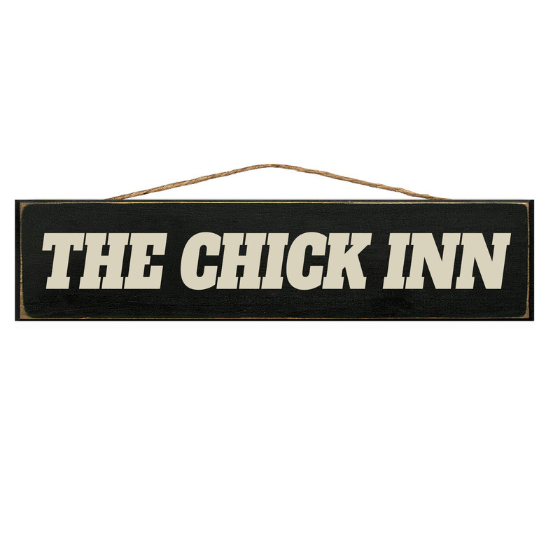 The Chick Inn Wooden Sign Chicken Coop Decor Antique Wood sign Plaque ...