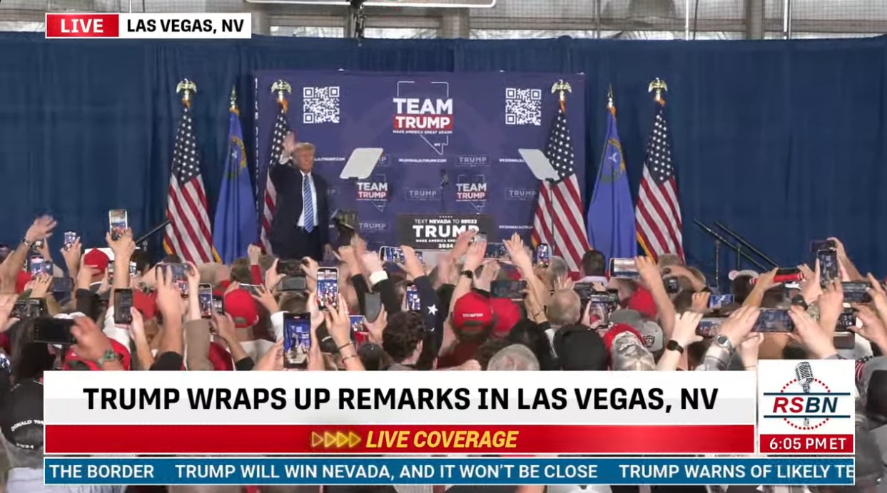 **LIVE** PRESIDENT DONALD J. TRUMP HOLDS CAUCUS RALLY IN LAS VEGAS – 1 ...