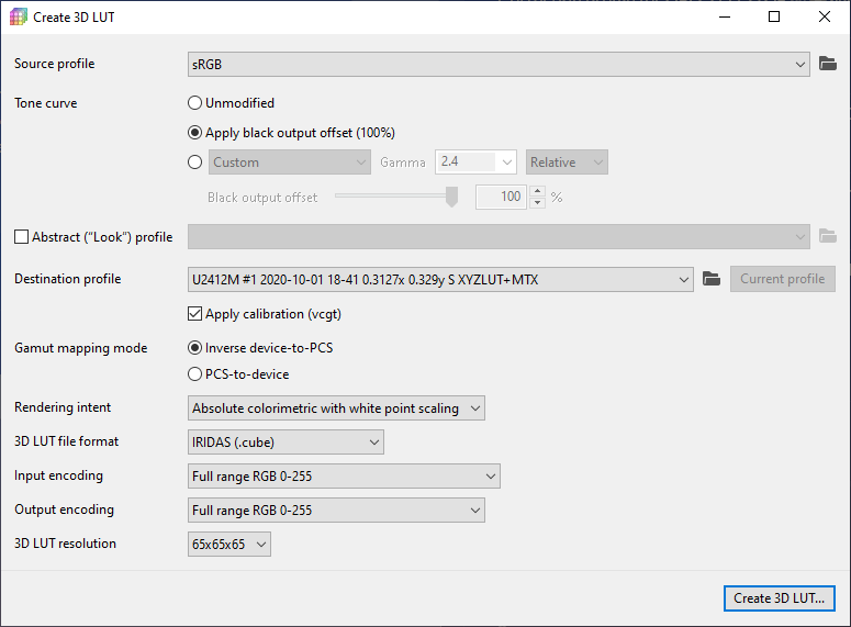 I made a tool for applying 3D LUTs to the Windows desktop | DisplayCAL