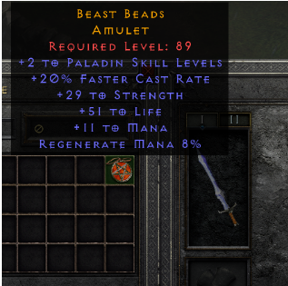 Pal Amulet 2pal/20fcr/29str/51life/11mana Ammy - Topic - d2jsp