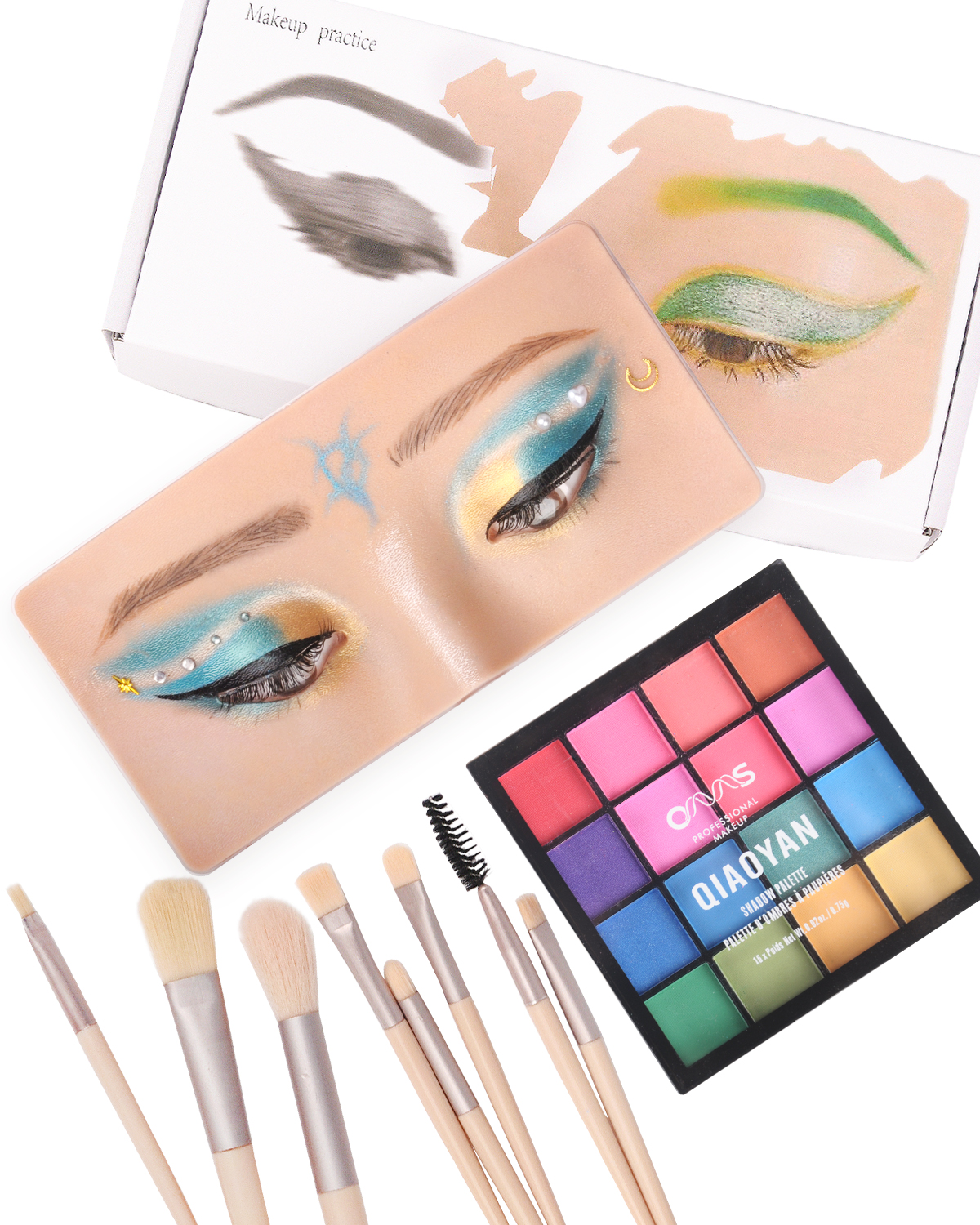 ICEVER reusable makeup eye practice face model for artist main — Postimages