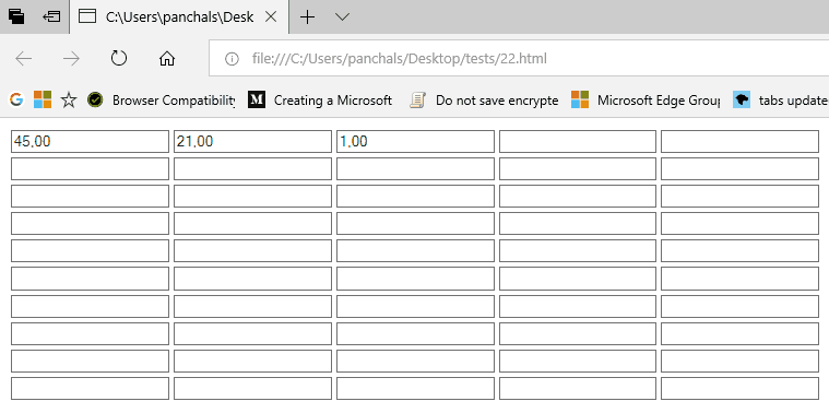 Javascript Edge Laggy In Showing Keyboard Input Stack Overflow