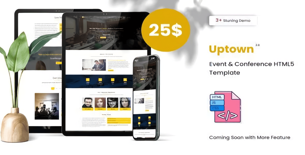 Uptown - Event & Conference Responsive HTML5 Template – Bliter GPL