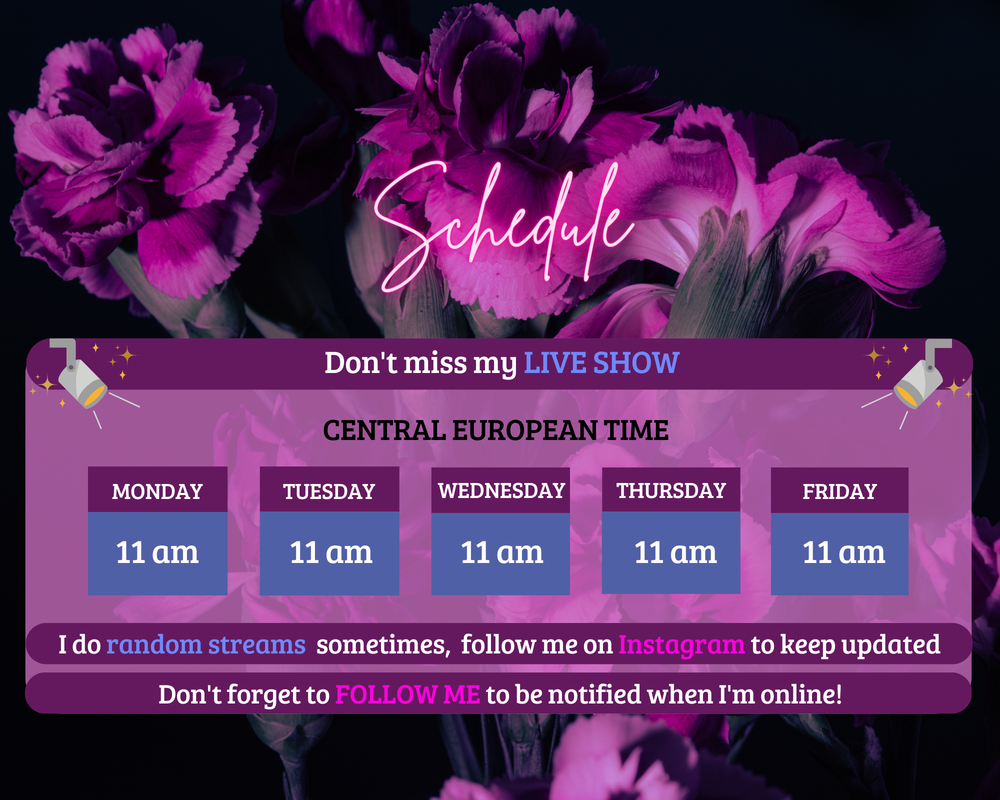 Jenny Douxx Schedule — Postimages