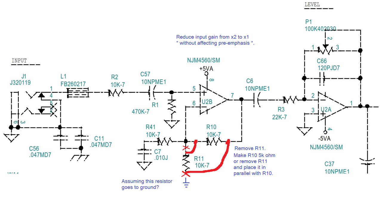 Digitech XP100 input gain mod — Postimages