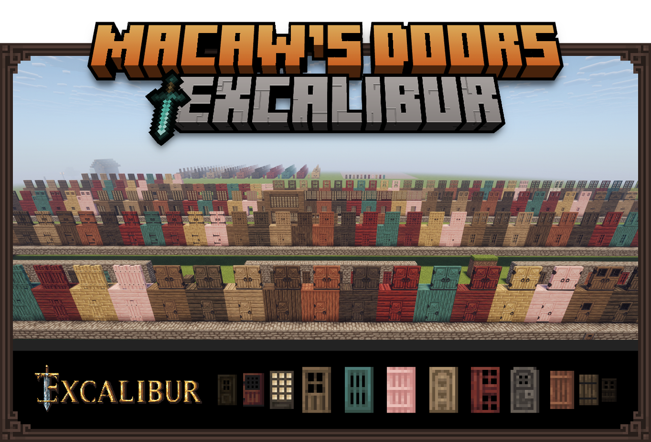 Excalibur | Macaw's Doors Support - Minecraft Resource Packs - CurseForge