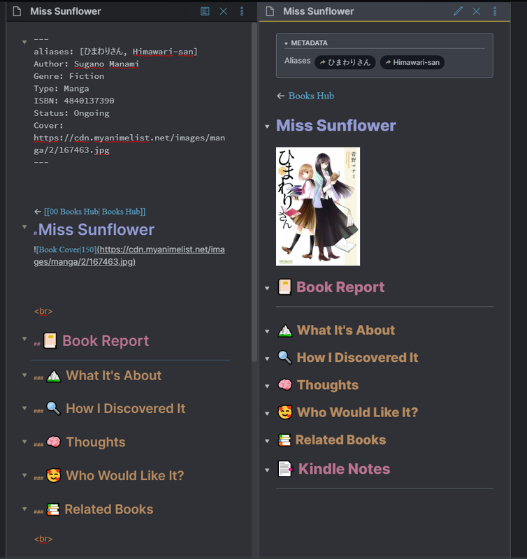 I Made A Tutorial On How To Create A Bookshelf Using Dataview Templates And Quickadd Plugins 1861