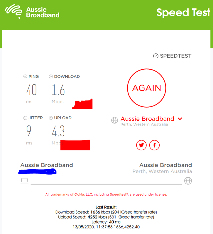 Fixed Wireless Speed Tests and Discussion (page 4) - Aussie Broadband