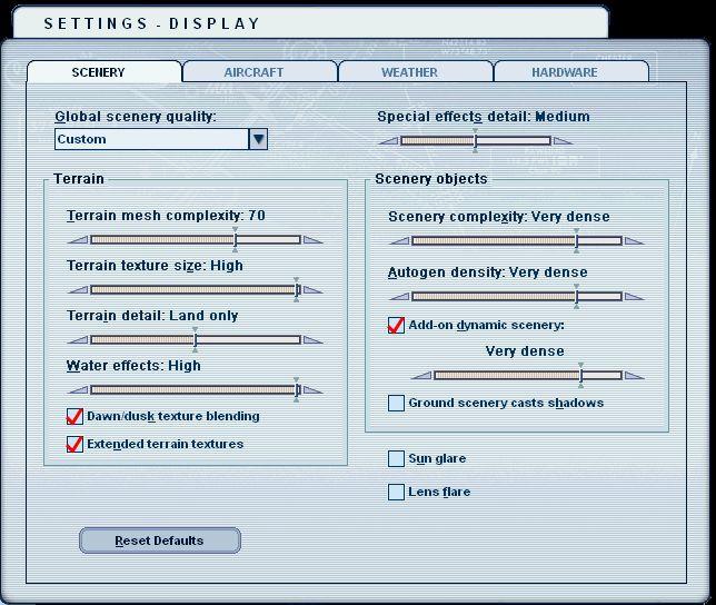 Need Scenery Settings Help - FS9 - Szenerien - FS2004-Team