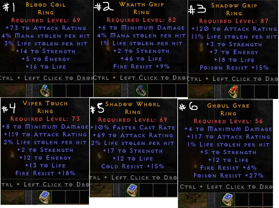 Some Gg Blood Rings - Topic - d2jsp