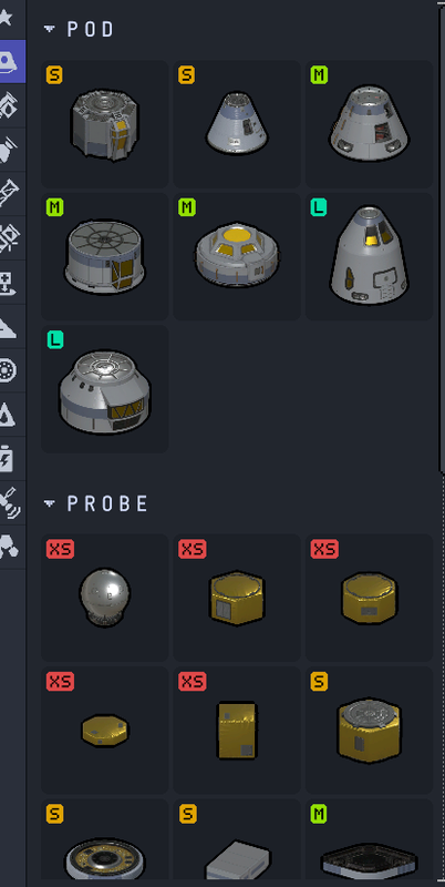 Suggestion: Part size symbols are great, but confusing - KSP2 ...