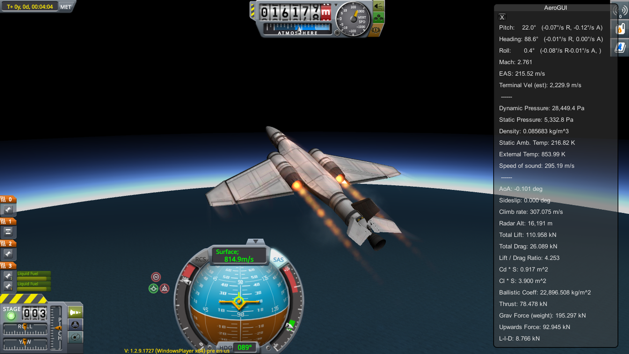 3 NERV Spaceplane with 2 droppable panthers > 4700dV - KSP1 The ...