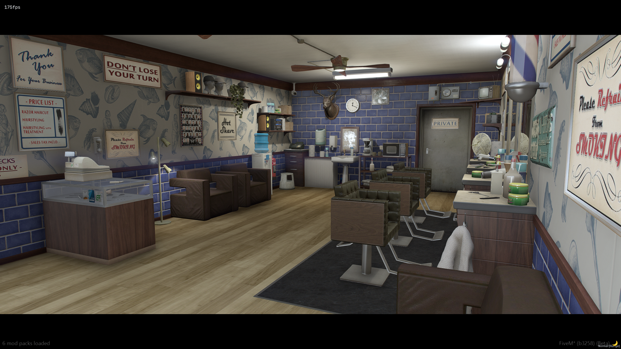 GitHub - HellPortal/hp-barber: Barbershop Retextured, Floor and Ceiling Dirt Cleaned, Old Chairs ...