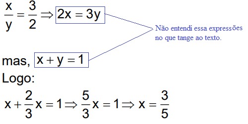 Divisão em partes proporcionais.