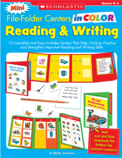 Download Mini File-Folder Centers in Color: Reading & Writing: Grades K ...