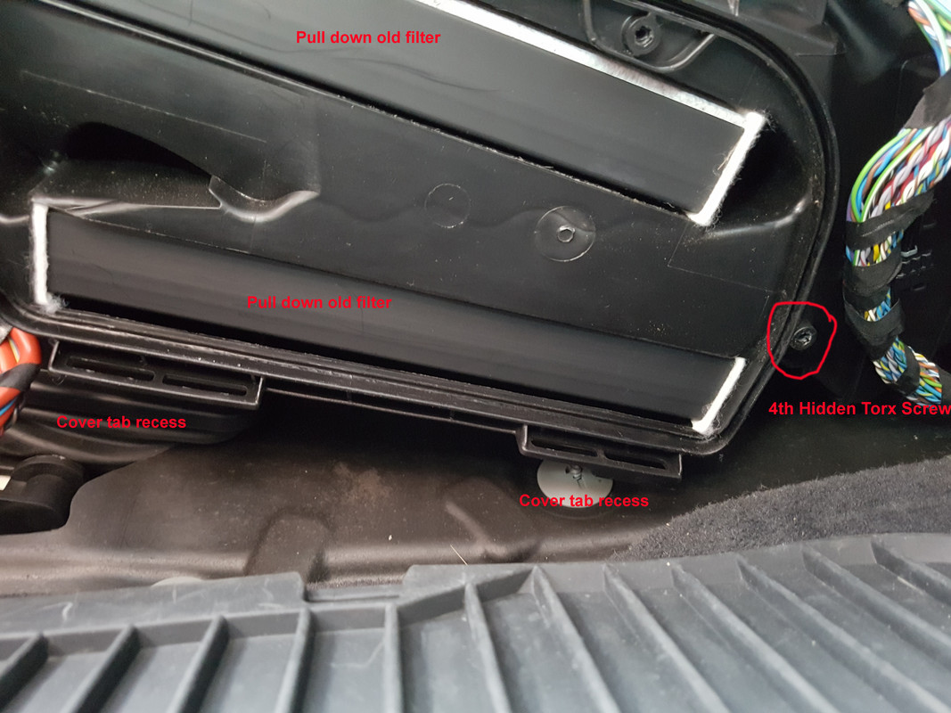Cabin Filter Cover Removed — Postimages