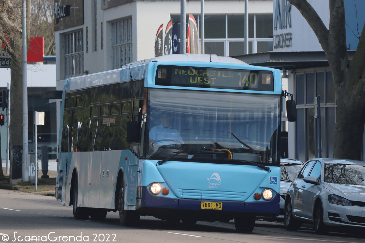 Hunter Valley Buses 7601 MO, Newcastle West 27/08/22