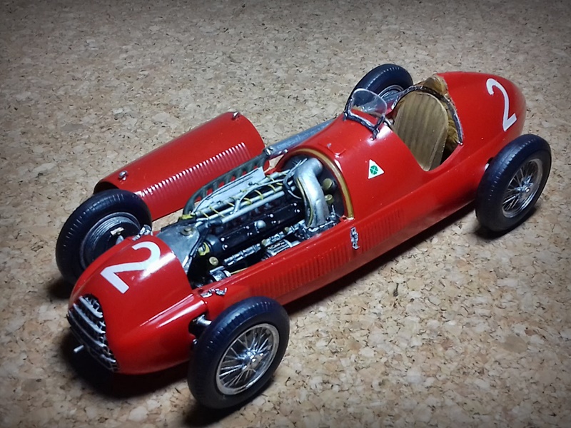 My attempt at Super detailing the 1:24 scale Alfa Romeo 159 "Alfetta ...