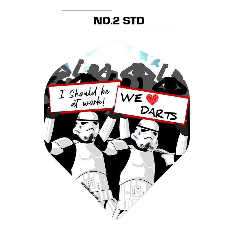 F4160 Original Storm Trooper Dart Flights 100 Micron No2 Std Storm ...
