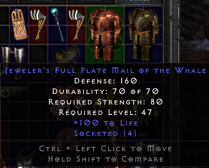 Jewellers 4 Os Armor 100 Life - Topic - d2jsp