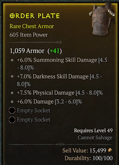 O 2os Armor - Topic - d2jsp