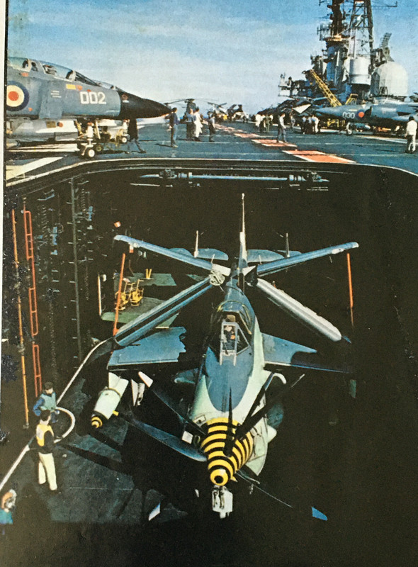 Fairy Gannet on elevator HMS Ark Royal-Victorious-Eagle - Aircraft Cold War - Britmodeller.com