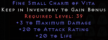 Quick Sell 3 Max / 20 Ar / 20 Life - Topic - d2jsp