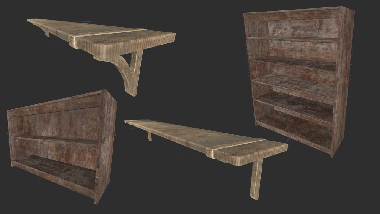 HFs - Wooden shelves at Fallout 4 Nexus - Mods and community