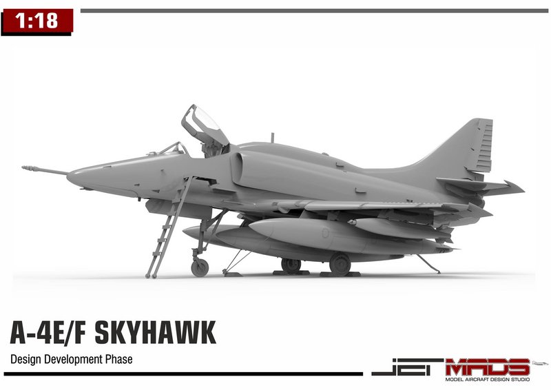 1/18 - Douglas A-4 Skyhawk resin kit by Jetmads - 3D renders - The Rumourmonger - Britmodeller.com