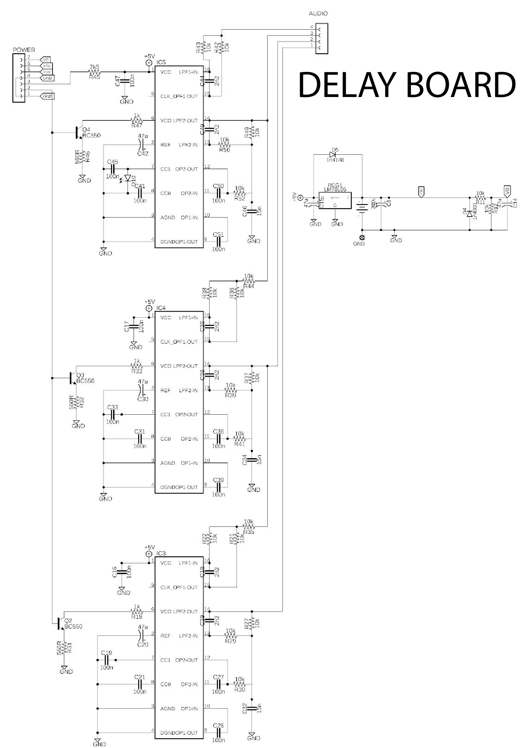 Sagan Delay Delay Board Schematic — Postimages