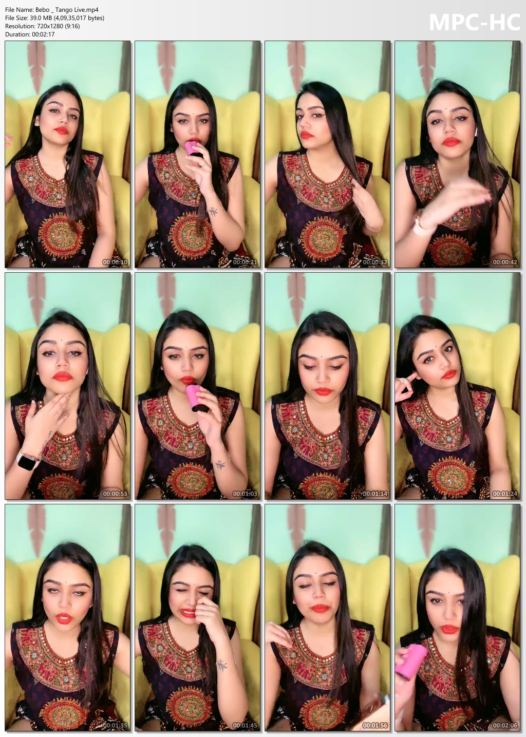 Bebo Tango Live mp4 thumbs — Postimages