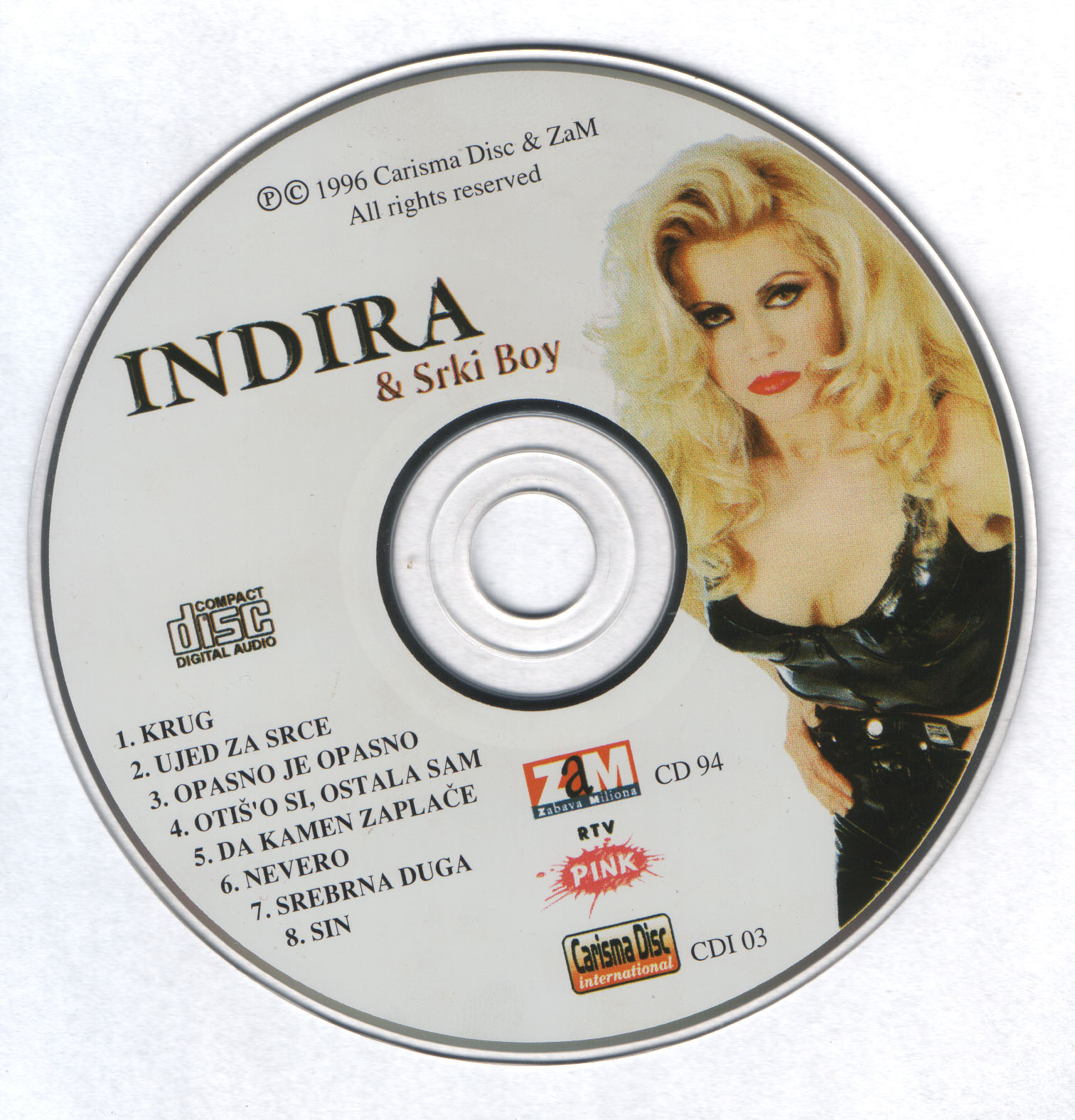 Indira Radic 1996 Cd — Postimages
