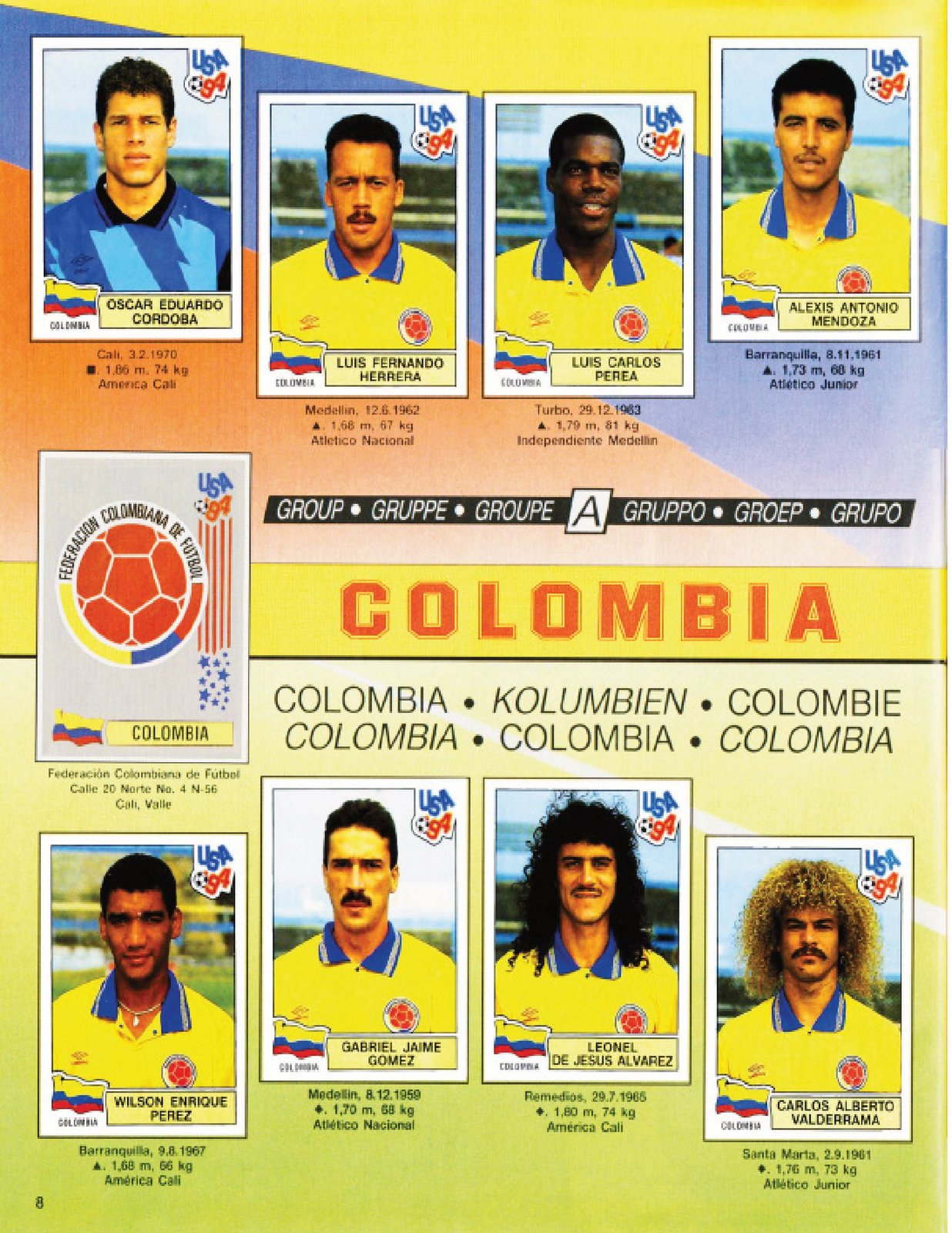 Album Panini USA 1994 10 — Postimages