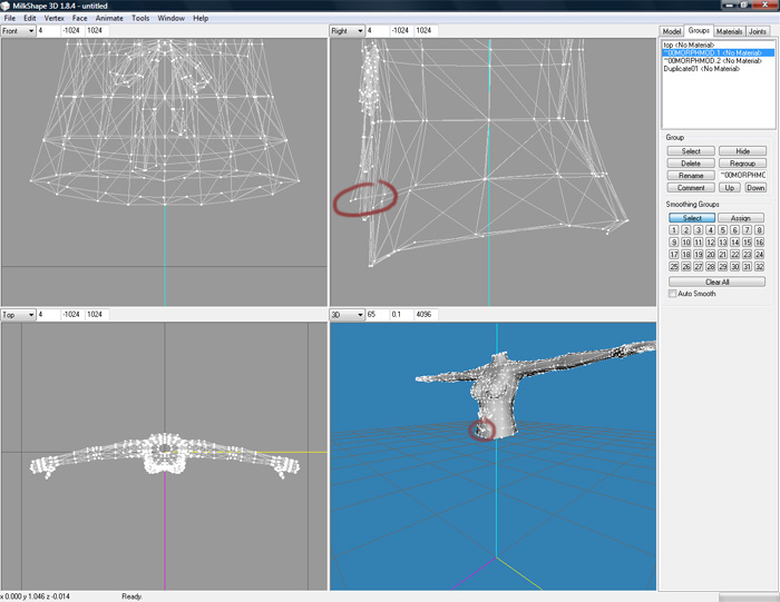 Tutorial: Seperating a Full Body Mesh: fantasyrogue — LiveJournal
