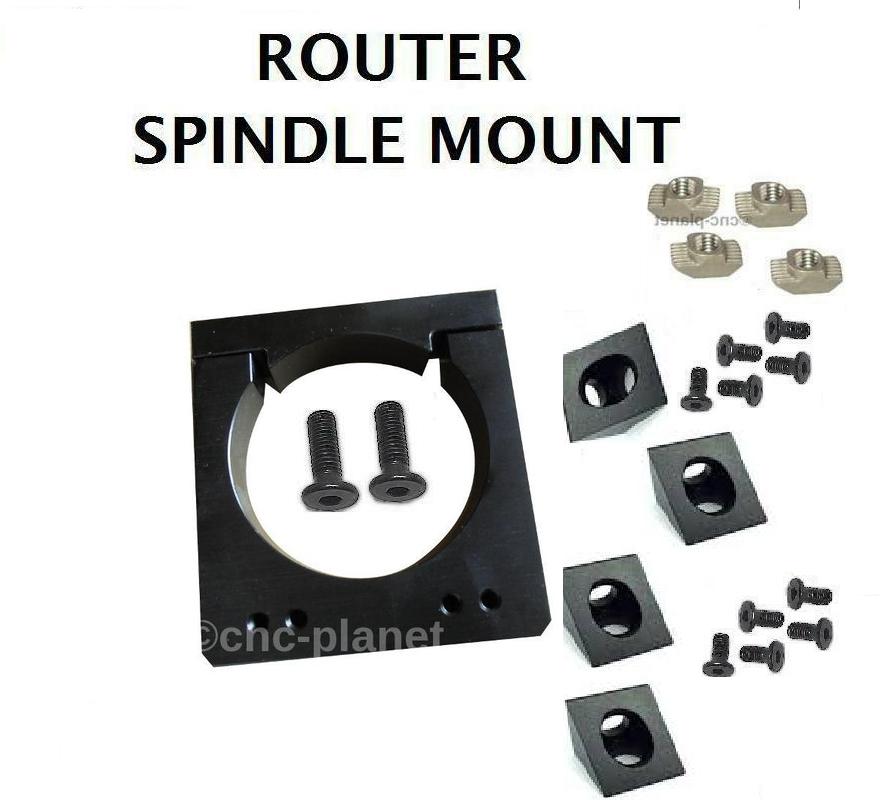 Cnc Router Spindle Motor Mount 65mm Clamp Holder V-Slot Extrusion OX C ...