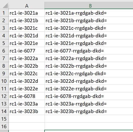 I would like to learn to save time by repeating this pattern with a formula. Is it possible? : r ...