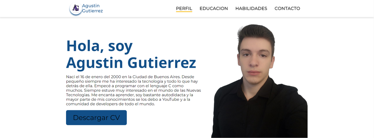 Hola, soy Agustin Gutierrez