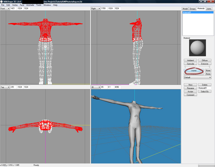 Tutorial: Seperating a Full Body Mesh: fantasyrogue — LiveJournal