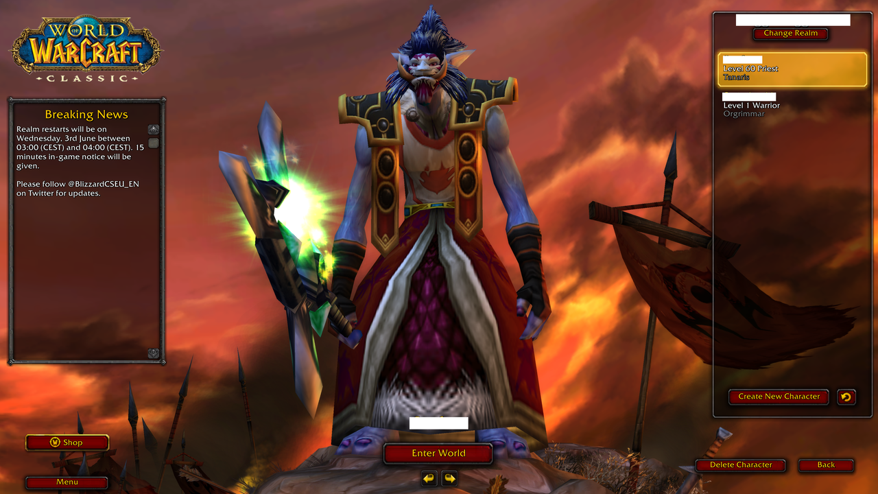 SOLD - Troll Priest EU Pvp[3/8T1,Benediction,pre bis gear,epic mount ...