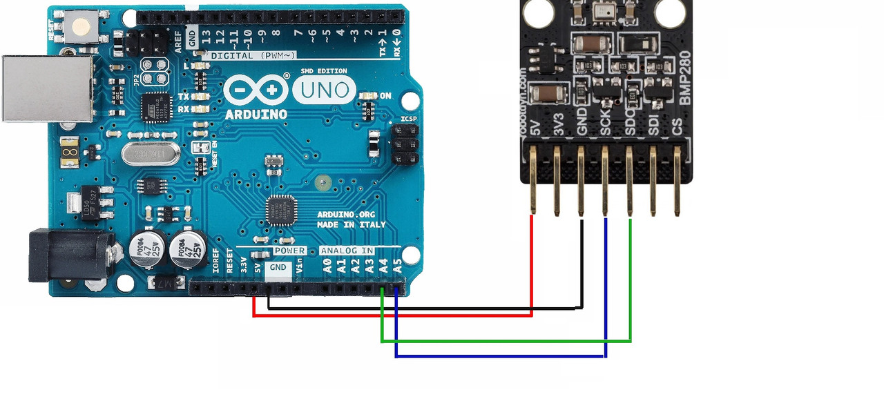 Barometric Pressure Sensor - BMP280 for Arduino Raspberry pi | TechMaze