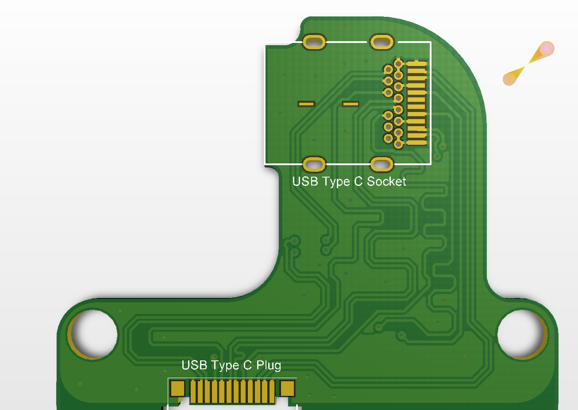 USB 3 Type C routing on small extension board - Page 1