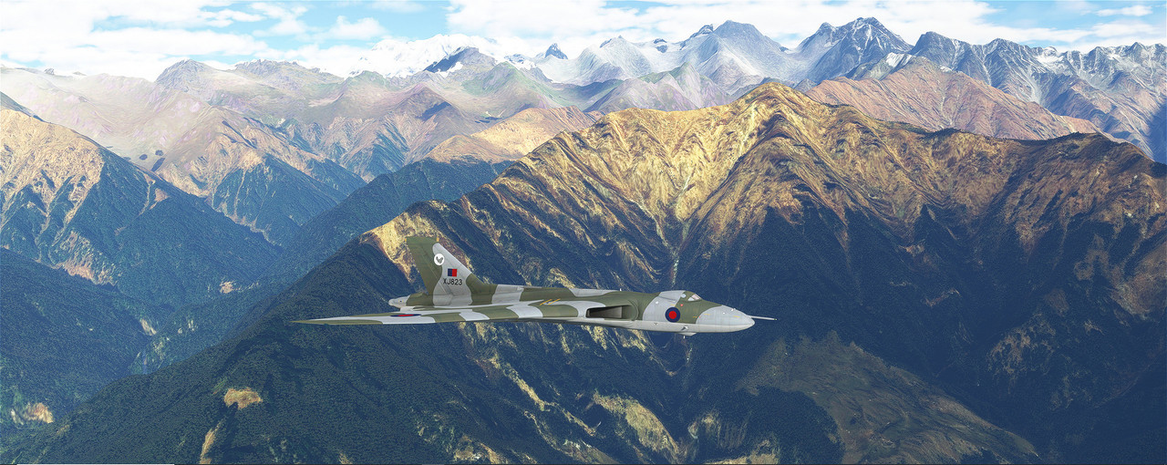 Avro Vulcan over the Himalayas - Community Screenshots - Orbx Community ...