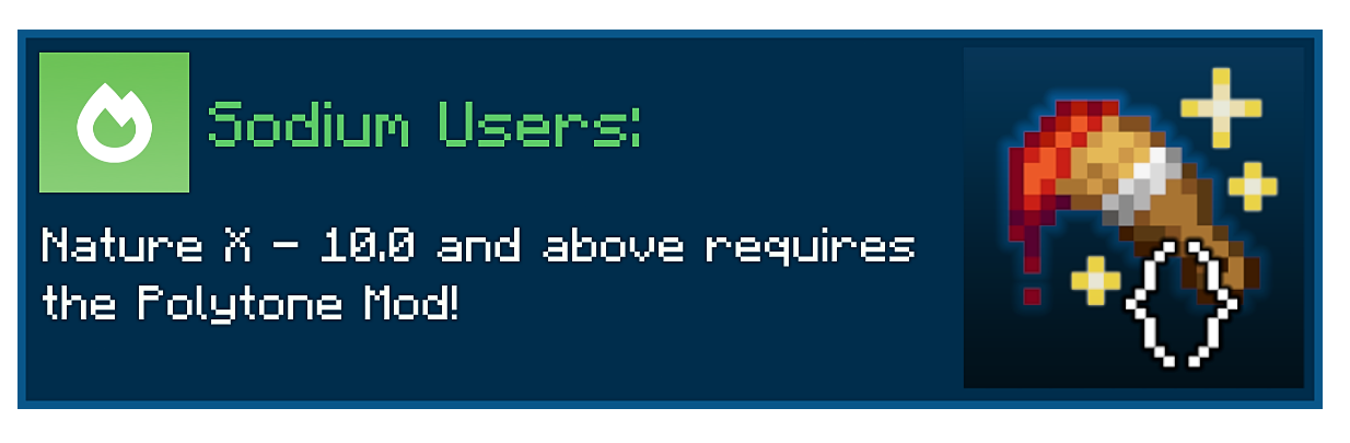 Nature X - 10.1 Minecraft Texture Pack