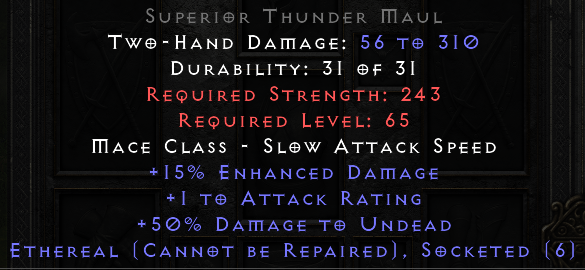 Eth Thunder Maul 15ed 1ar 6os - Topic - d2jsp