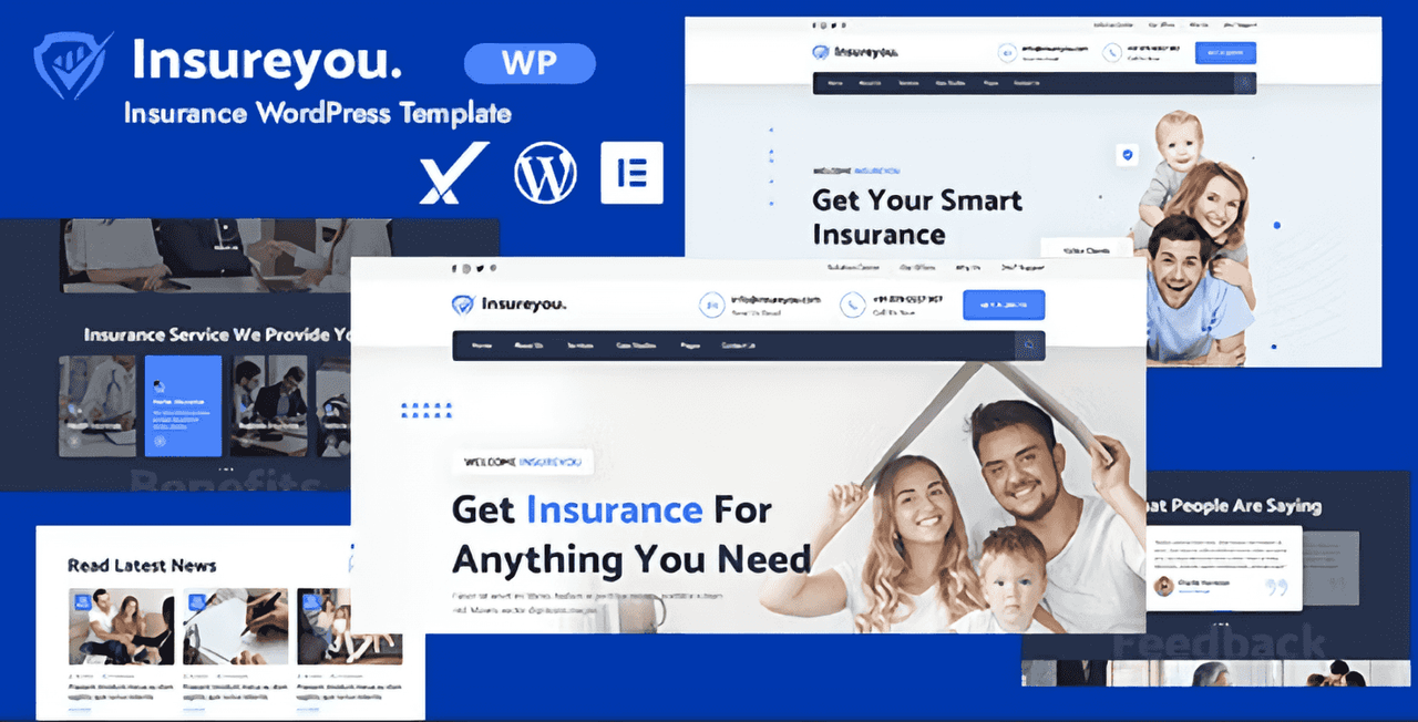 Insureyou – Insurance WordPress Theme – Bliter GPL