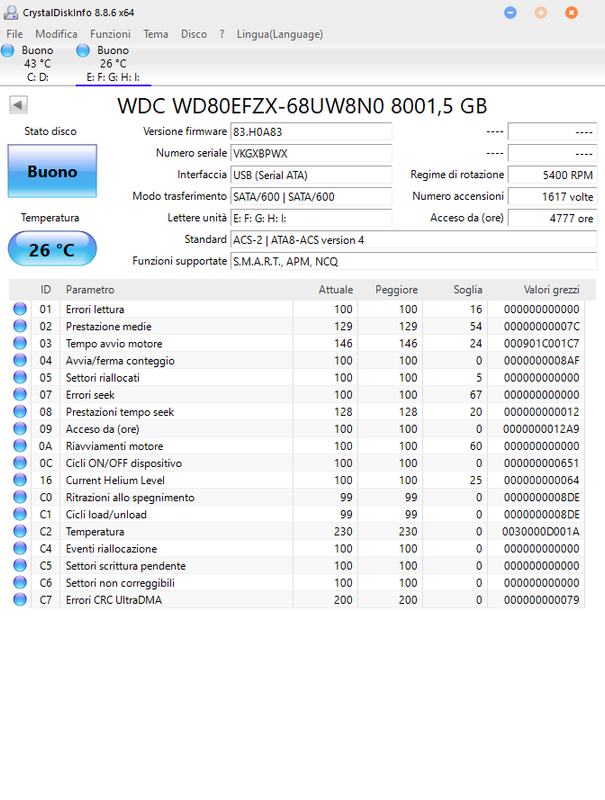 WD80 EFZX Crystal Disk Info — Postimages