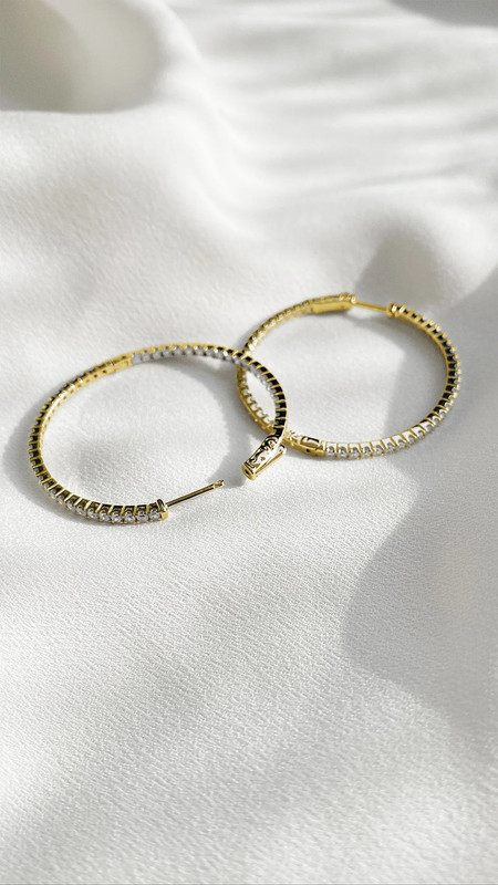 Large Hoops Gold Plating 9 — Postimages