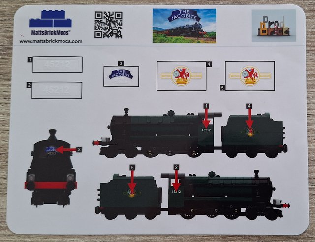LEGO MOC-229284 The Jacobite Steam train by Prodbrick | Rebrickable ...